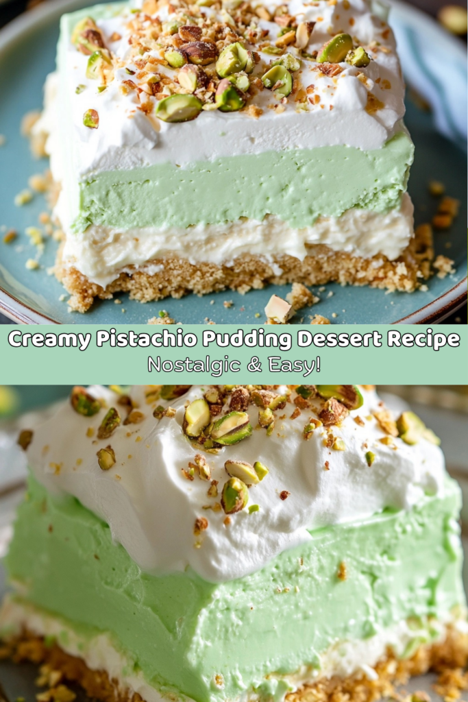 Pistachio Pudding Dessert - The recipe mingle