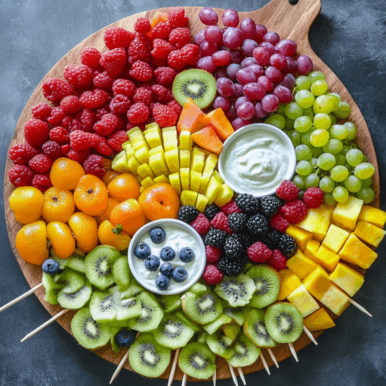 Rainbow Fruit Charcuterie Board: A Fresh, Fun, and Fruity Showstopper ...