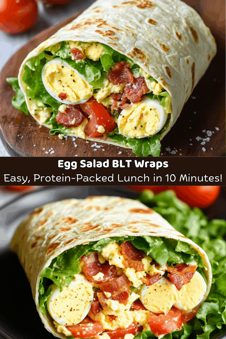 Egg Salad BLT Wraps - The recipe mingle
