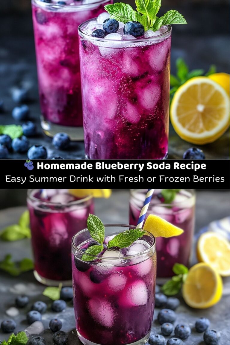 Homemade Blueberry Soda - The recipe mingle