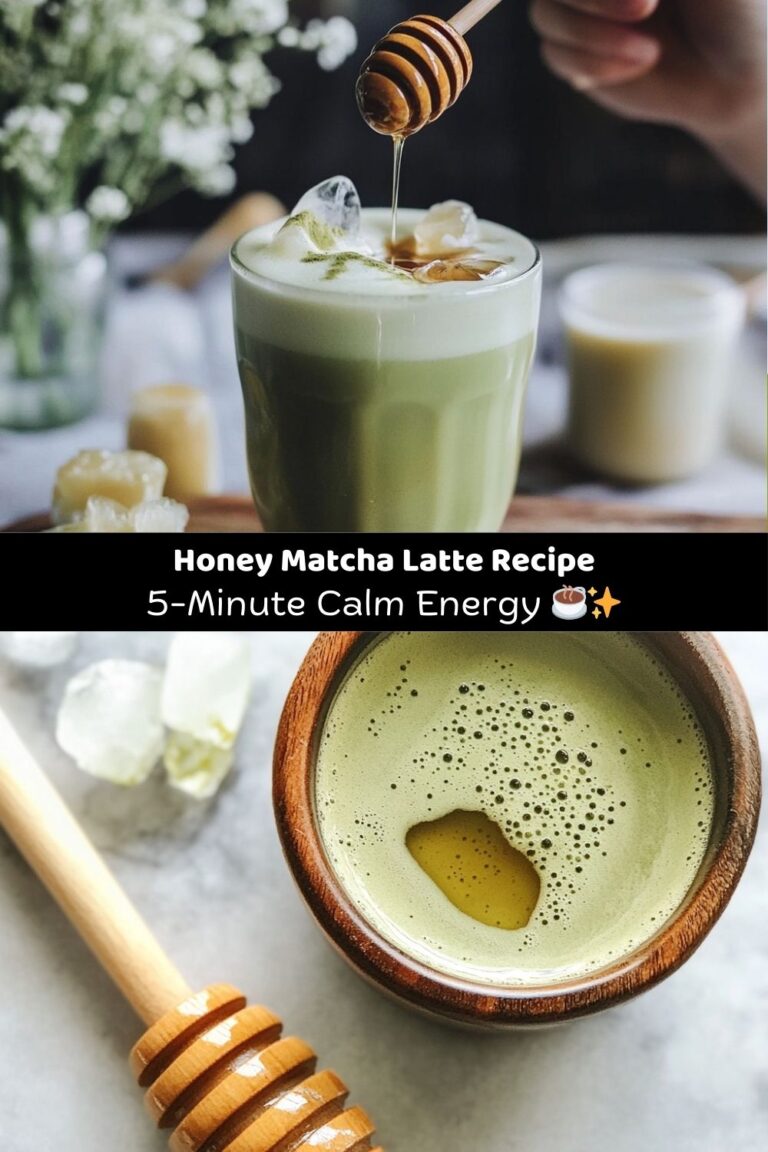 Honey Matcha Latte - The recipe mingle