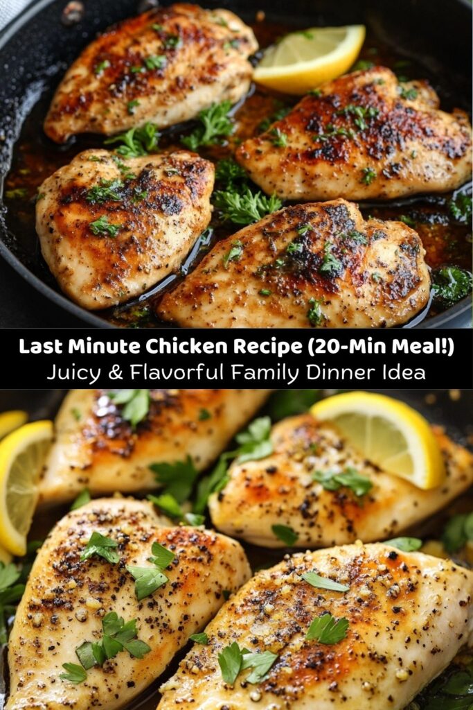 Last Minute Chicken Recipe - The recipe mingle