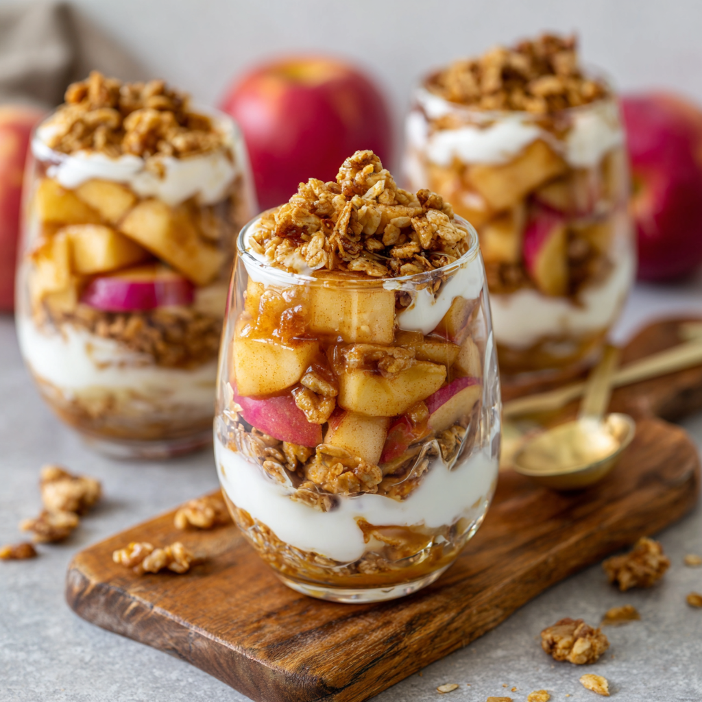 Gluten-Free Apple Cinnamon Yogurt Parfait - The recipe mingle