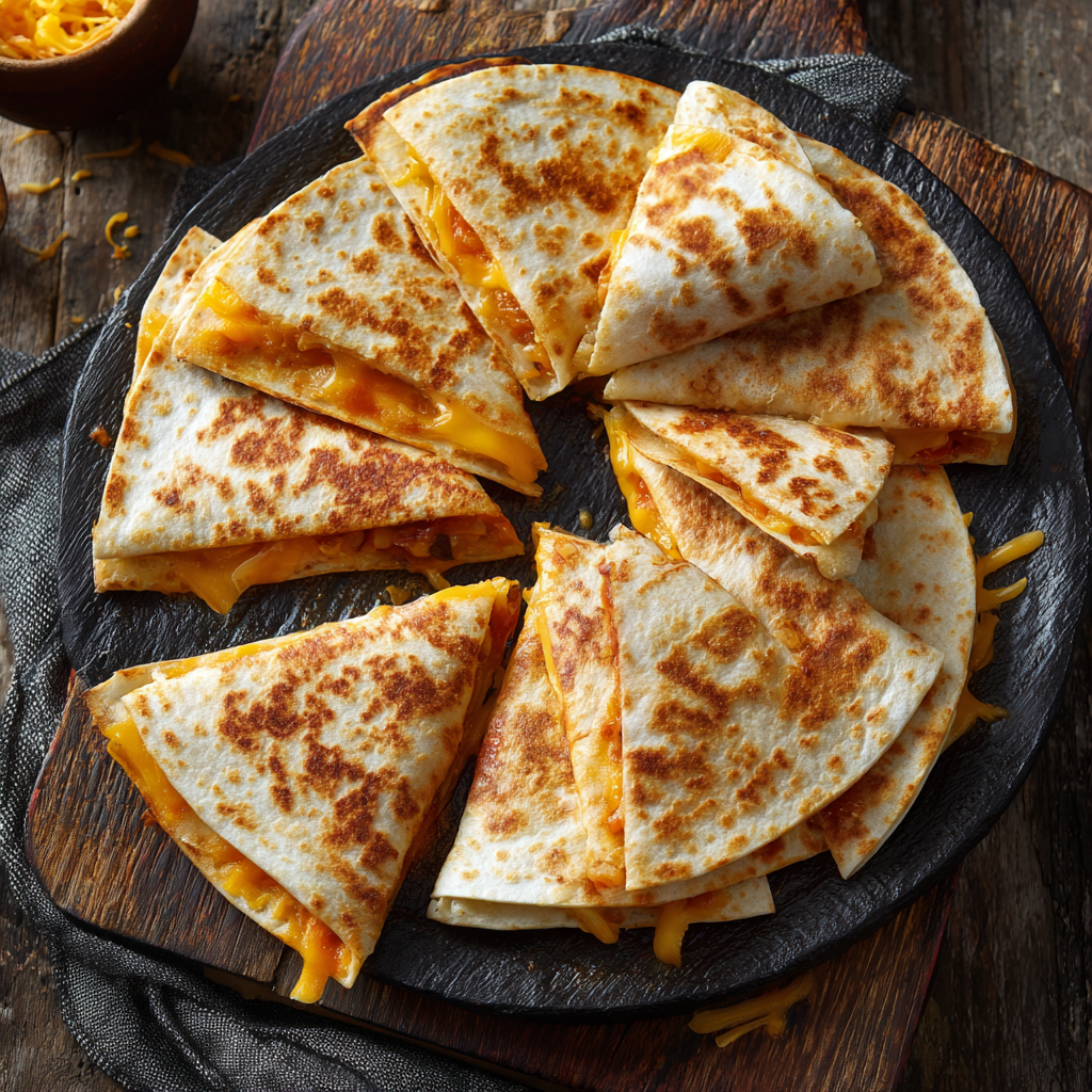 Mini Quesadilla Triangles - The recipe mingle