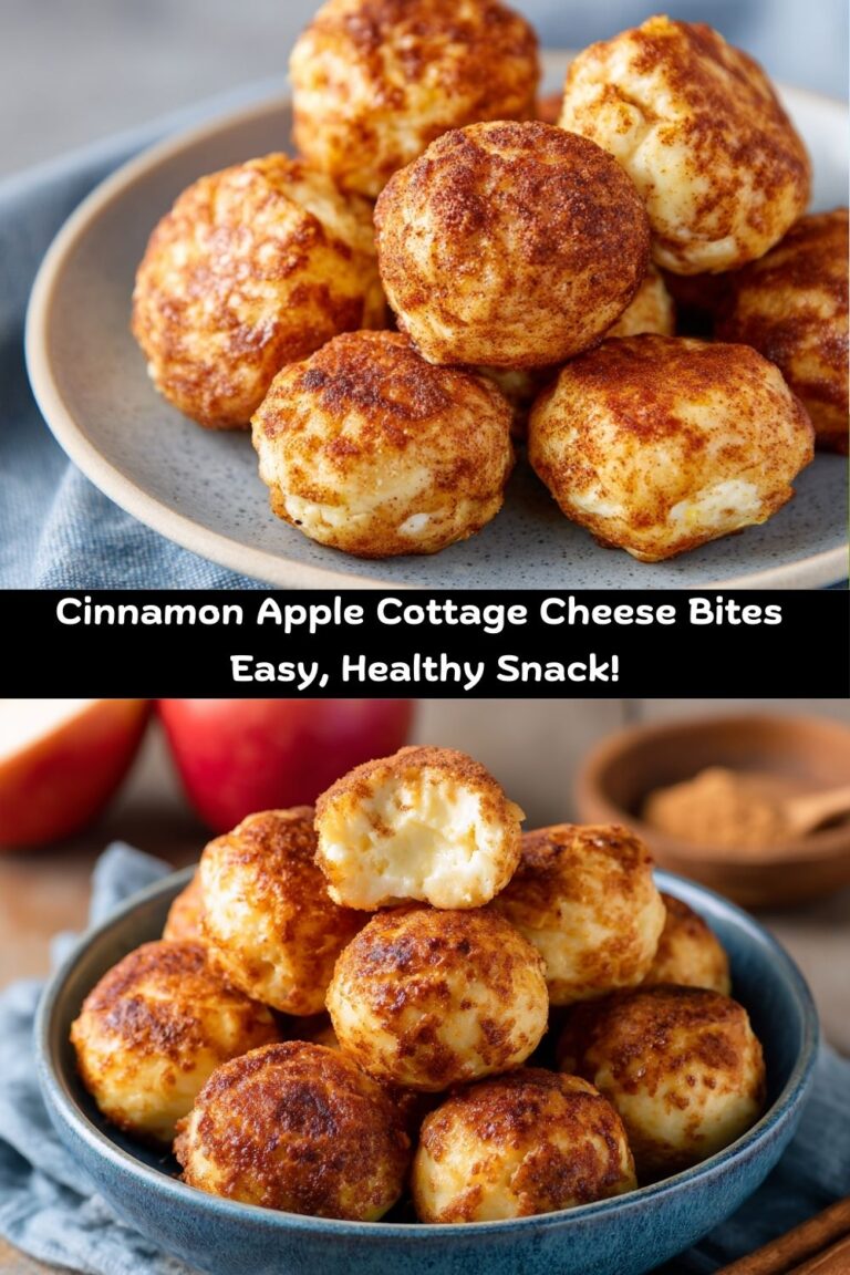 Cinnamon Apple Cottage Cheese Bites - The recipe mingle