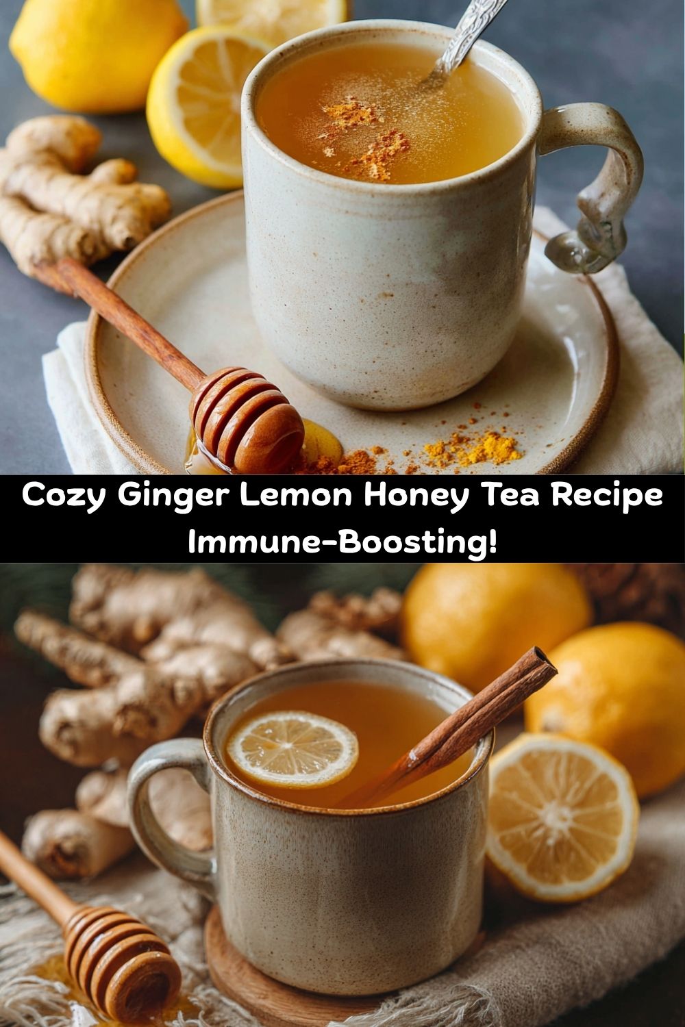 Ginger Root Lemon Honey Tea - The recipe mingle
