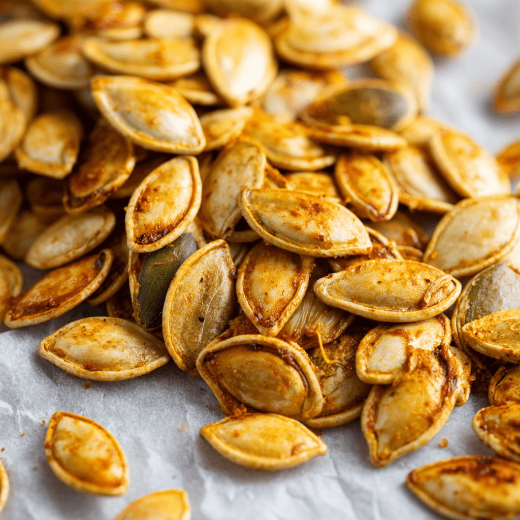 Easy Roasted Pumpkin Seeds - The recipe mingle