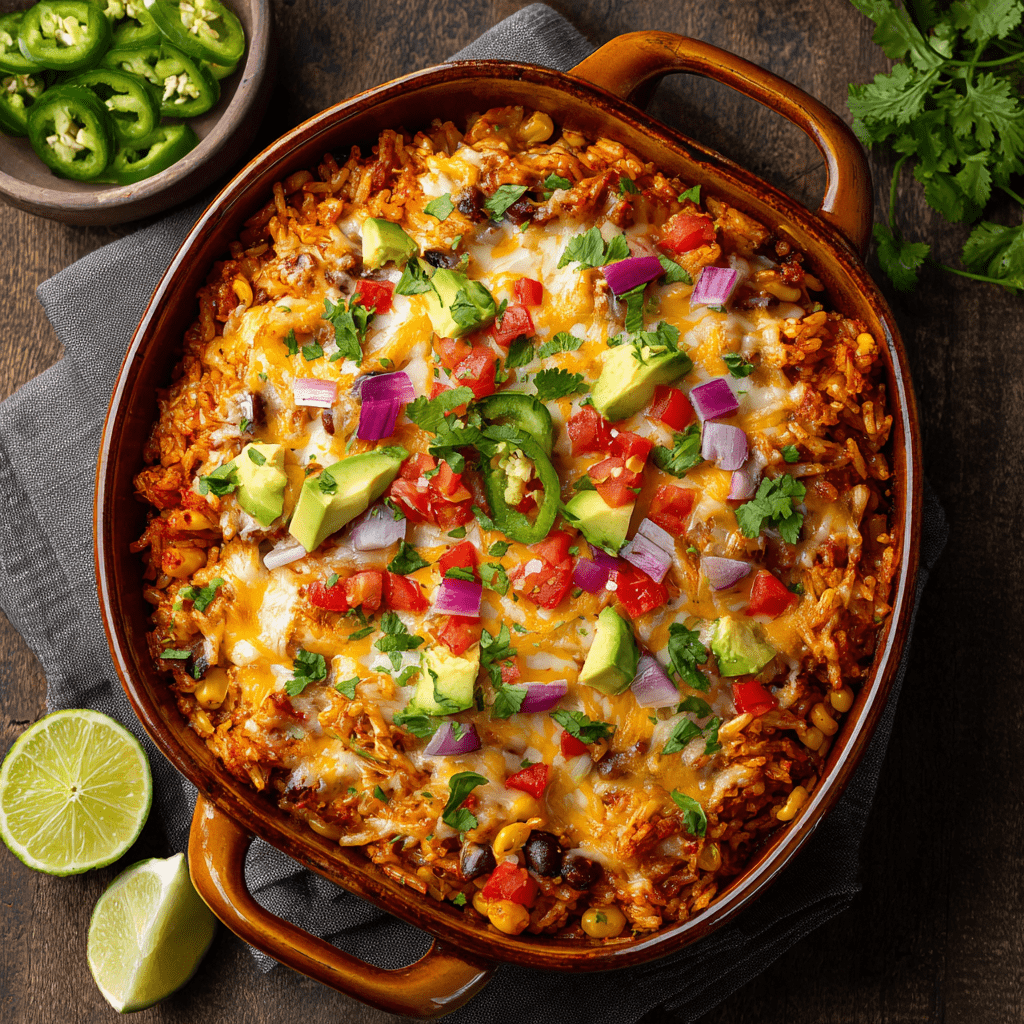 Chicken Burrito Casserole - The recipe mingle