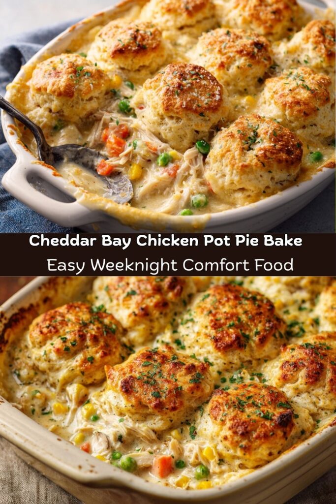 Cheddar Bay Chicken Pot Pie Bake - The recipe mingle