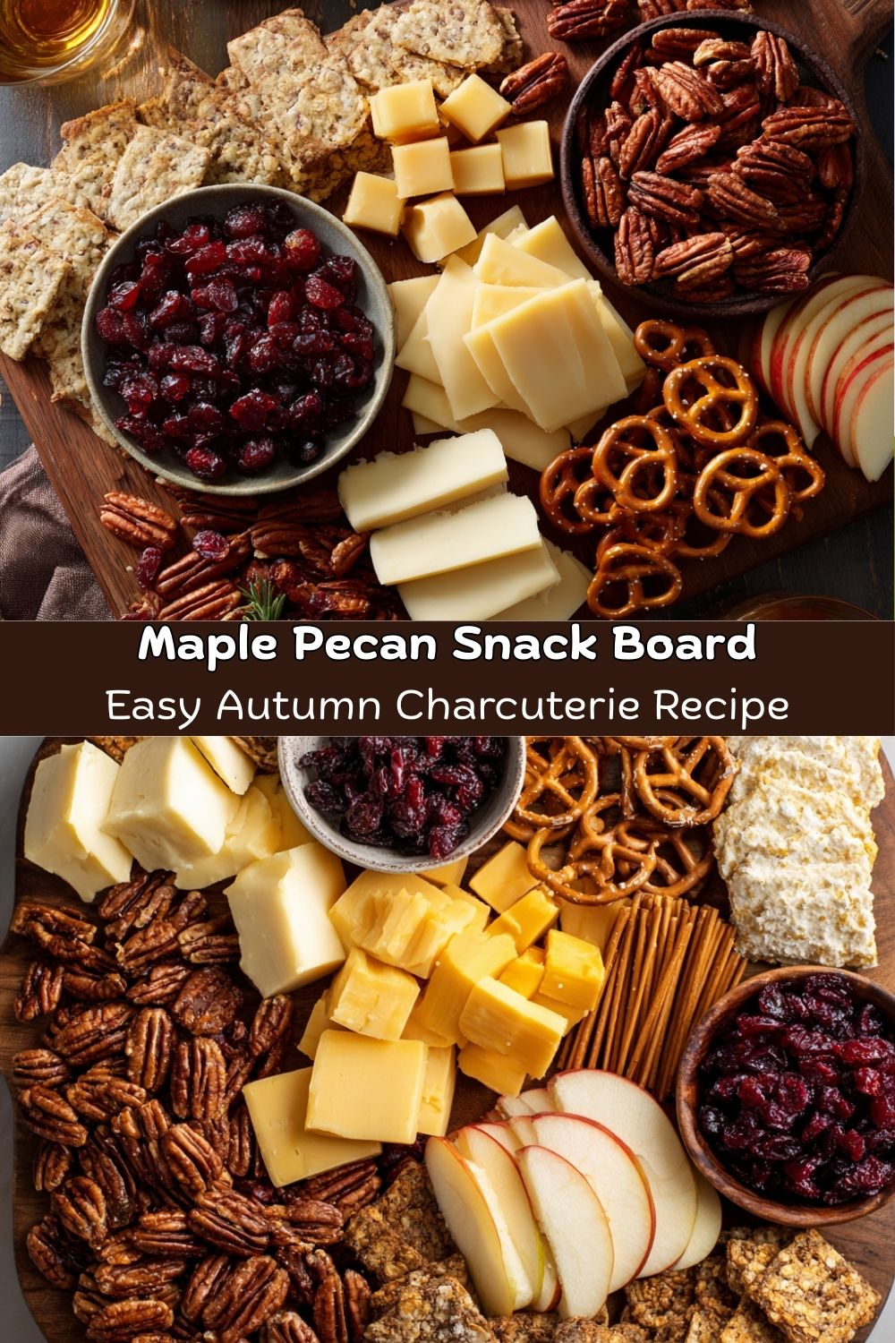 Maple Pecan Snack Board - The recipe mingle