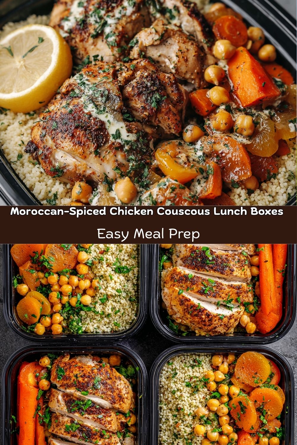 Moroccan-Spiced Chicken Couscous Boxes - The recipe mingle