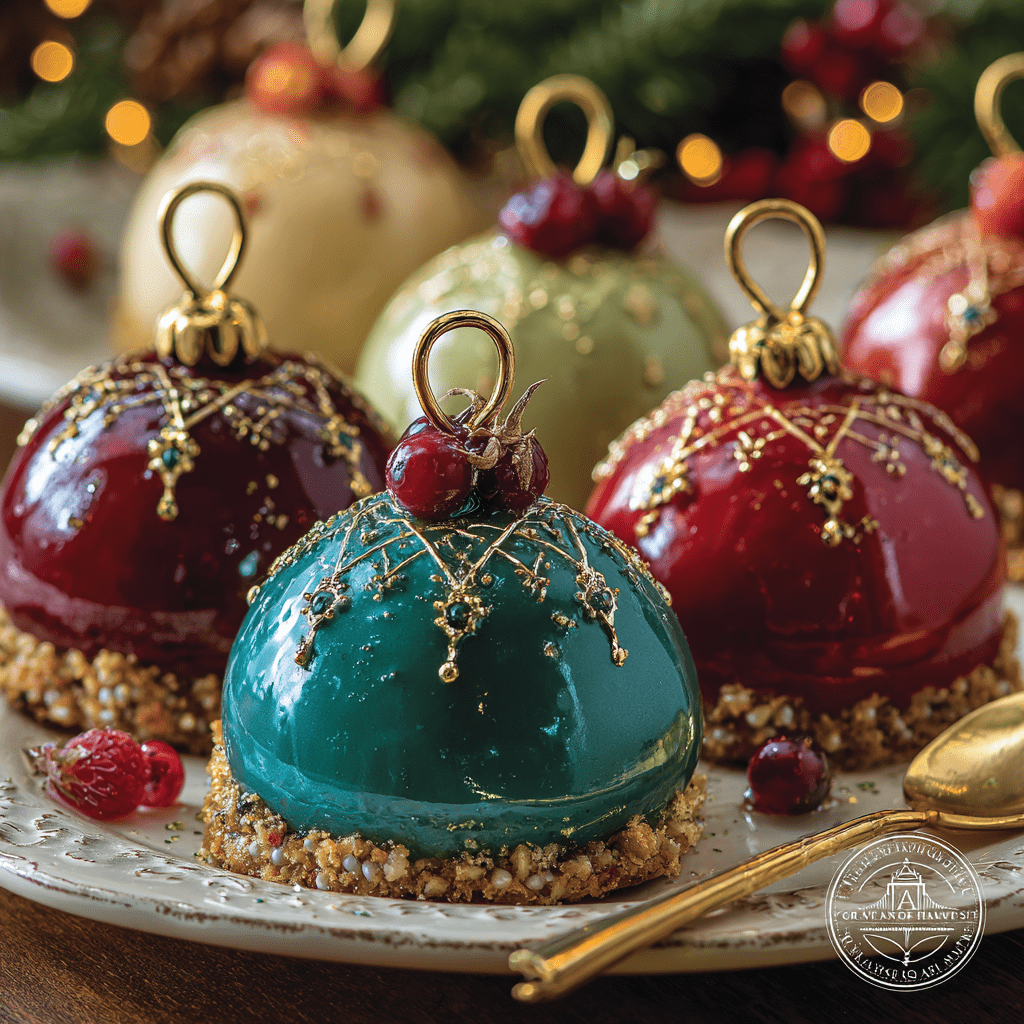 Christmas Ornament Mousse Balls - The recipe mingle