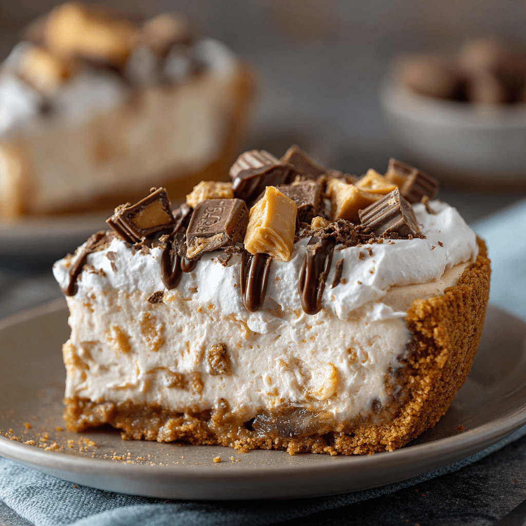 No-Bake Peanut Butter Pie - The recipe mingle