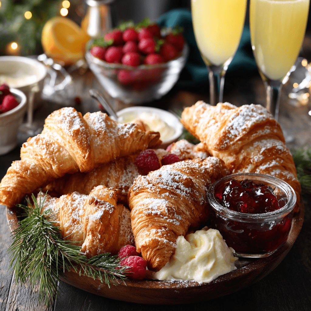 Christmas Morning Breakfast: Croissants, Homemade Jam & Mimosas - The ...