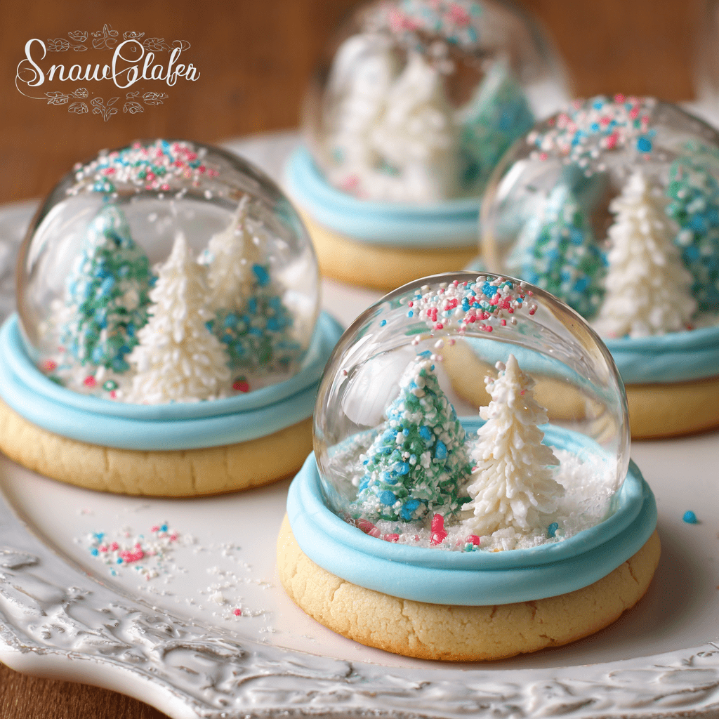 Snow Globe Sugar Cookies - The recipe mingle