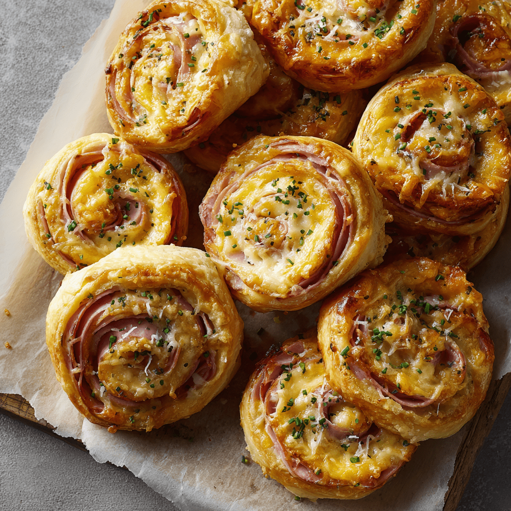 Ham & Cheese Pinwheels - The recipe mingle