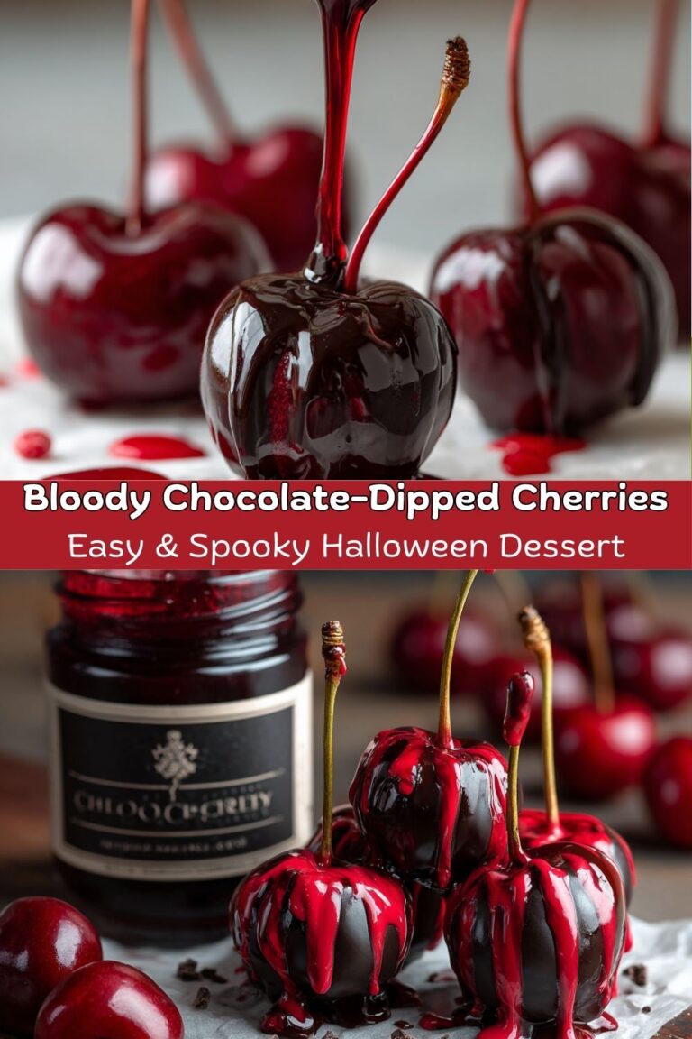 Bloody Chocolate-Dipped Cherries - The recipe mingle
