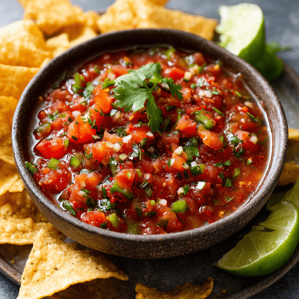 Fresh & Zesty Homemade Salsa Recipe : Bursting with Flavor! - The ...