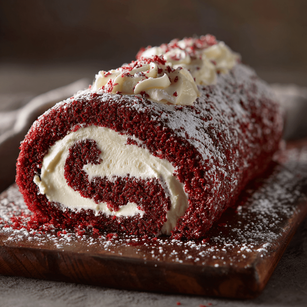 Red Velvet Cake Roll - The recipe mingle