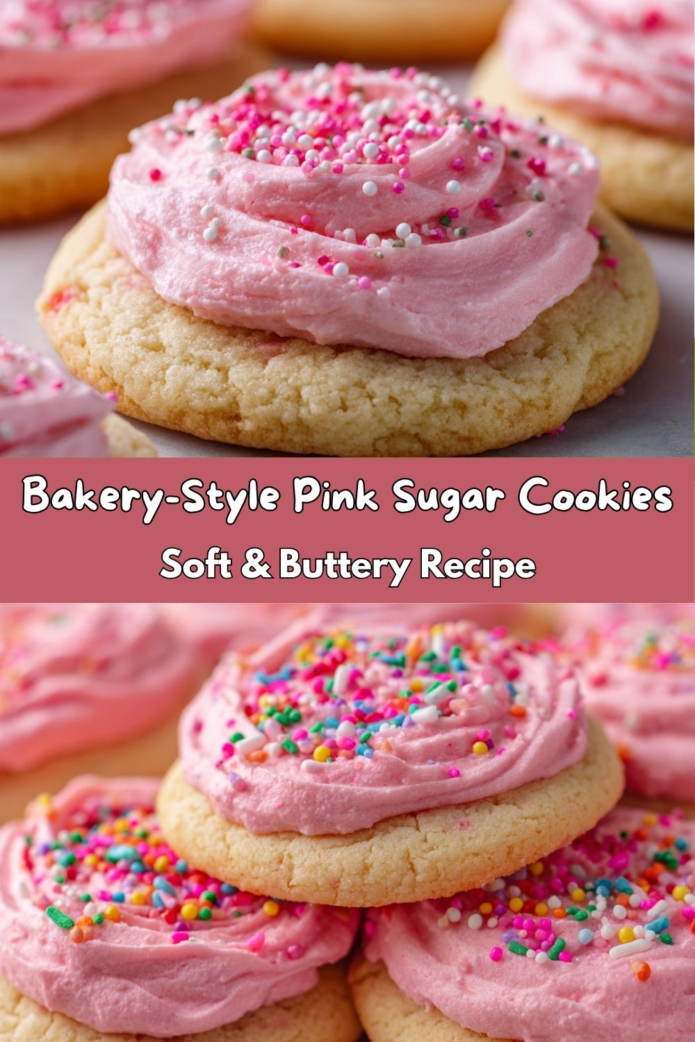 Pink Sugar Cookies - The recipe mingle