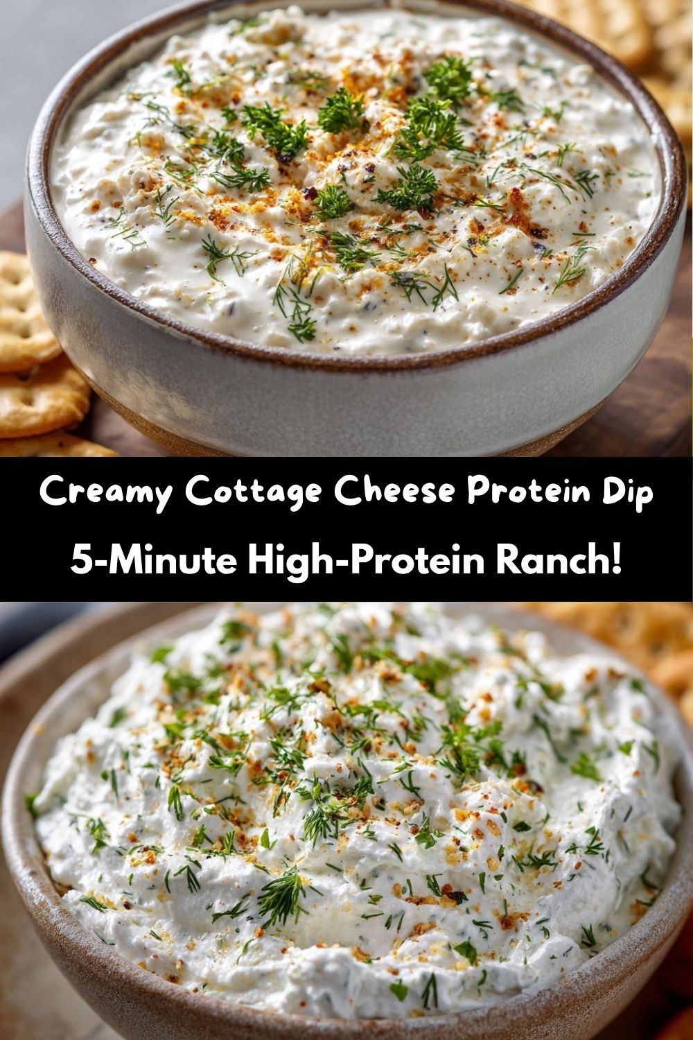 Creamy Cottage Cheese Protein Dip (High-Protein Ranch Delight) - The ...