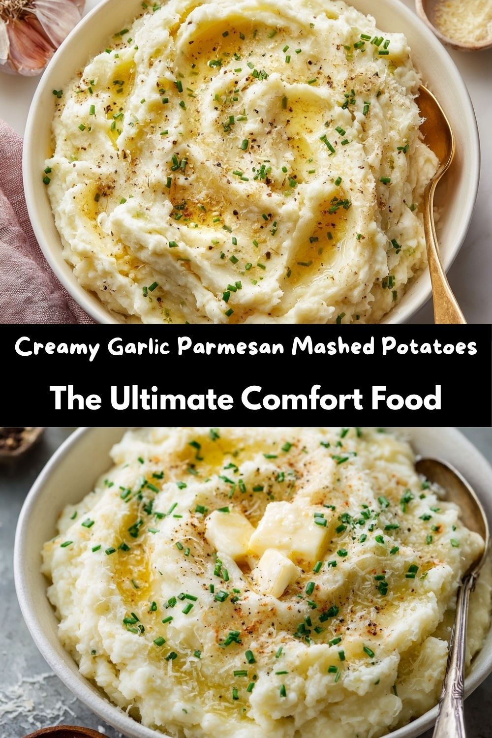 Creamy Garlic Parmesan Mashed Potatoes : Comfort in Every Spoonful ...