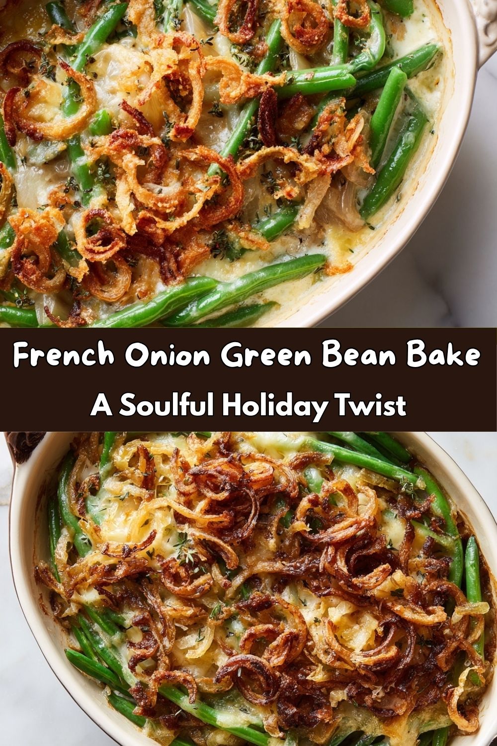 French Onion Green Bean Bake - The recipe mingle