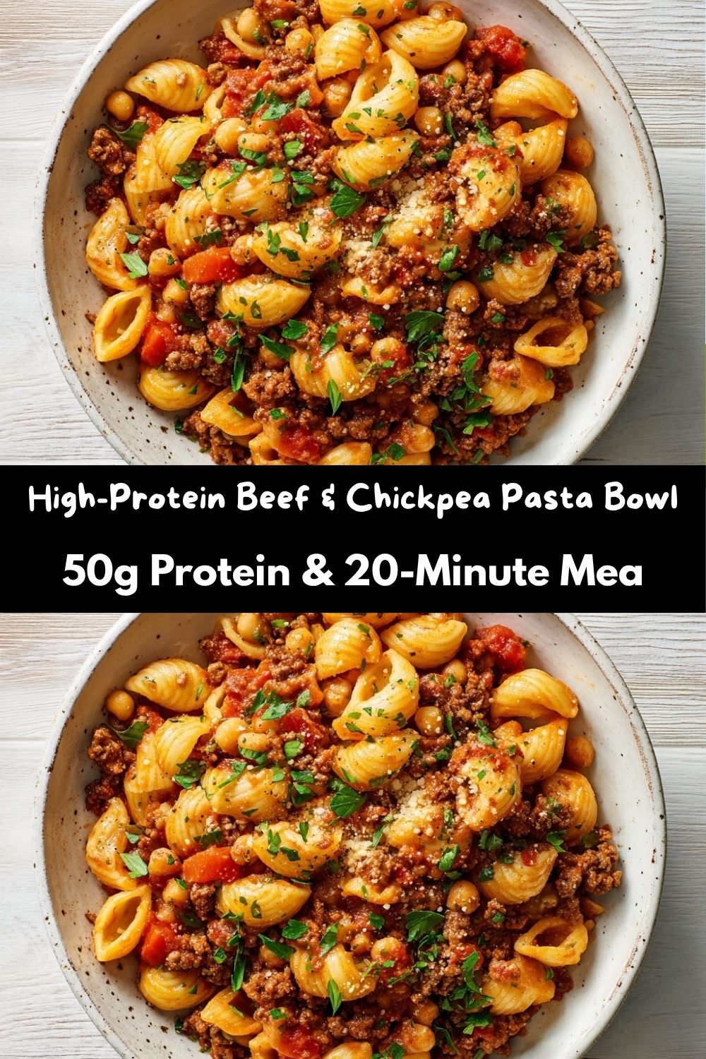 High-Protein Pasta with Beef & Chickpea Noodles : 50g Protein Power ...