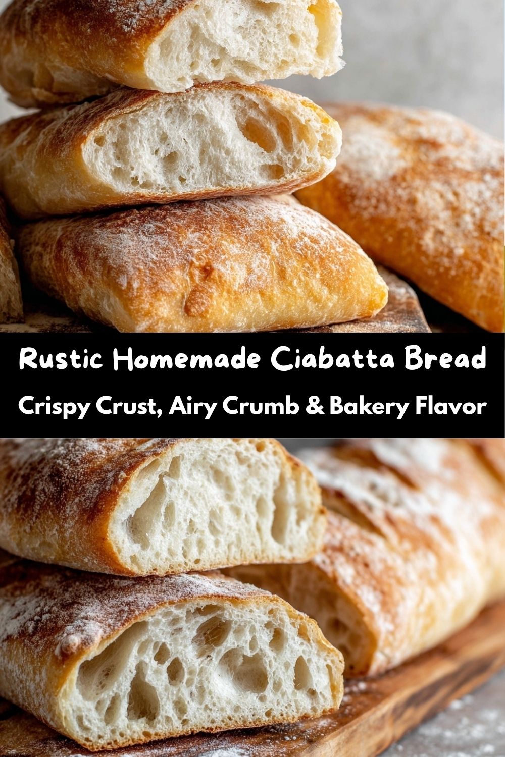 Classic Homemade Ciabatta Bread : Rustic, Airy, and Baked from the ...