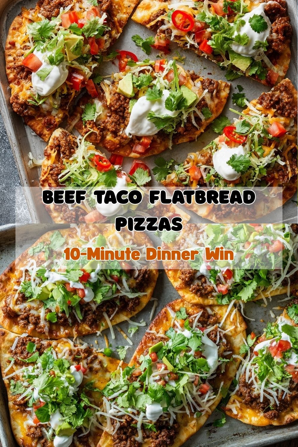 Beef Taco Flatbread Pizzas : Quick, Cheesy, 10-Minute Tex-Mex Fix - The ...