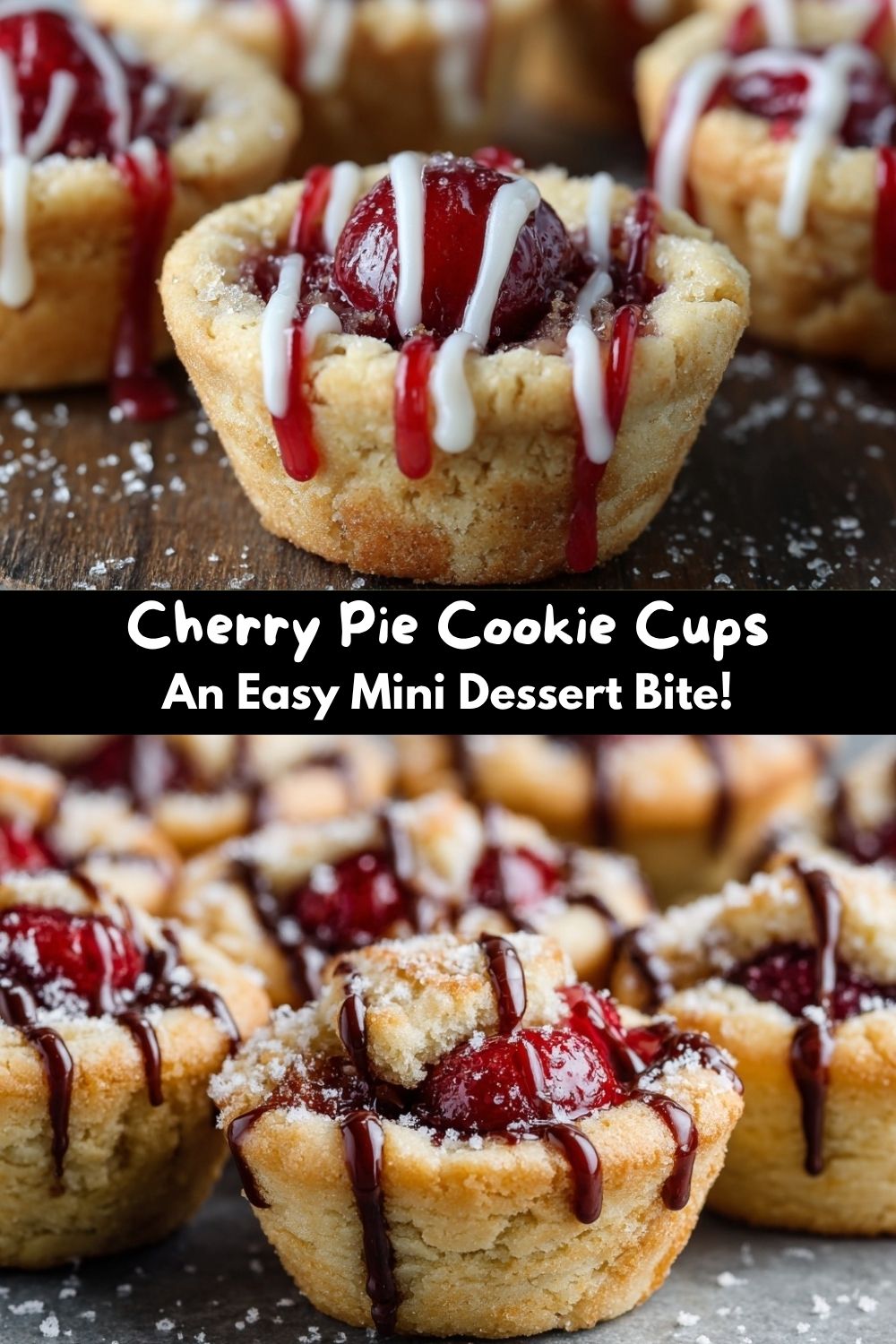 Cherry Pie Cookie Cups : Mini Dessert Bites with a Gooey Twist - The ...