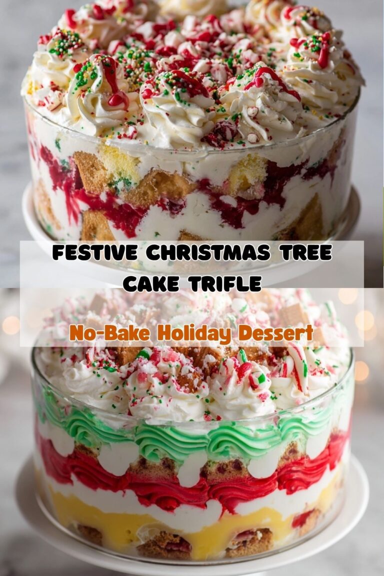 Festive Christmas Tree Cake Trifle : A No-Bake Holiday Showstopper ...