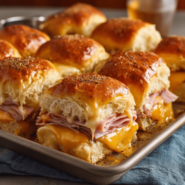 Hot Ham and Cheese Sliders : Gooey, Buttery, and Crowd-Ready - The ...