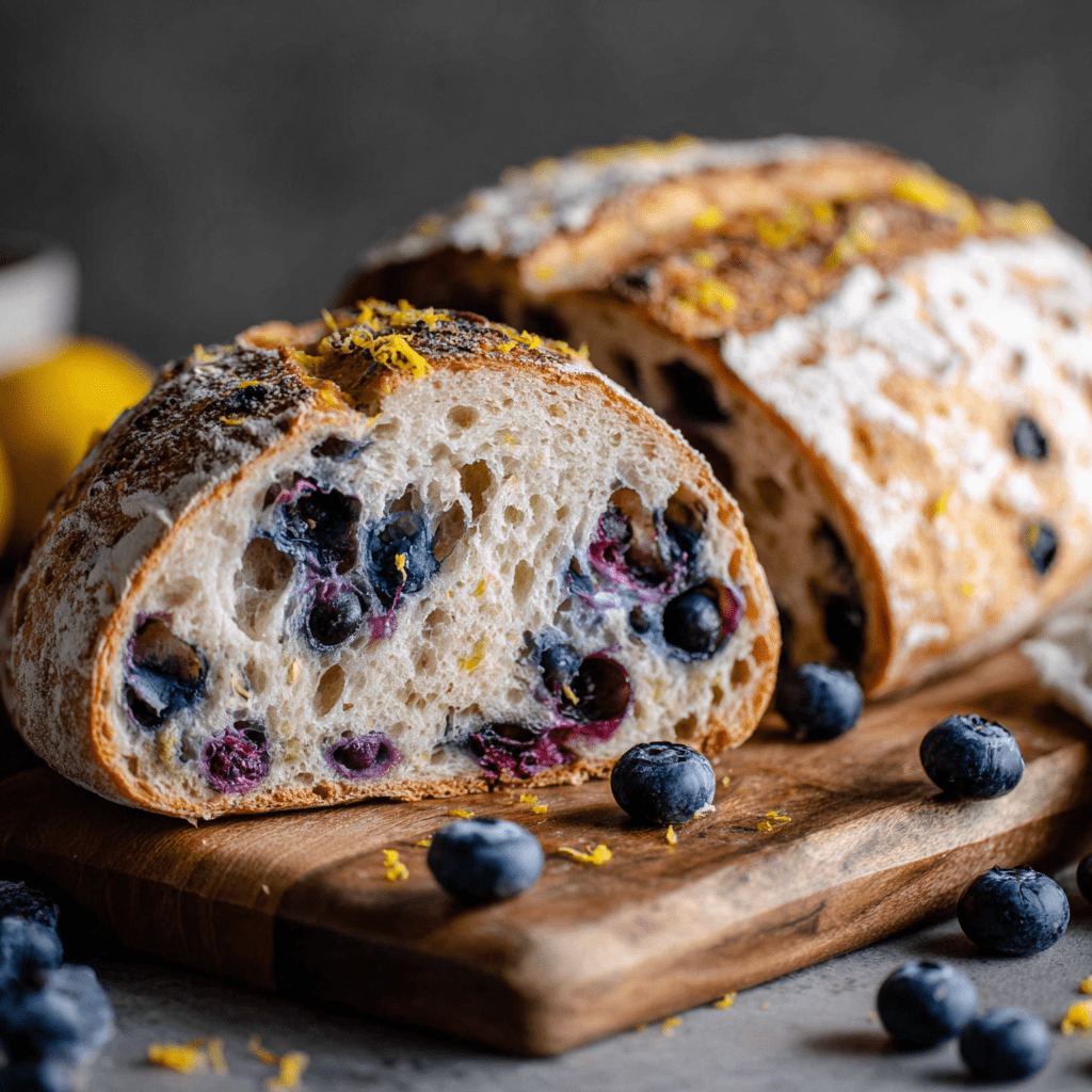 Lemon Blueberry Sourdough Bread : Bright, Fruity & Naturally Leavened ...
