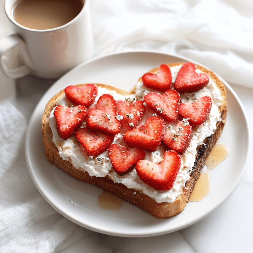 Love Letter Strawberry Toast : Aesthetic Breakfast That Tastes Like ...