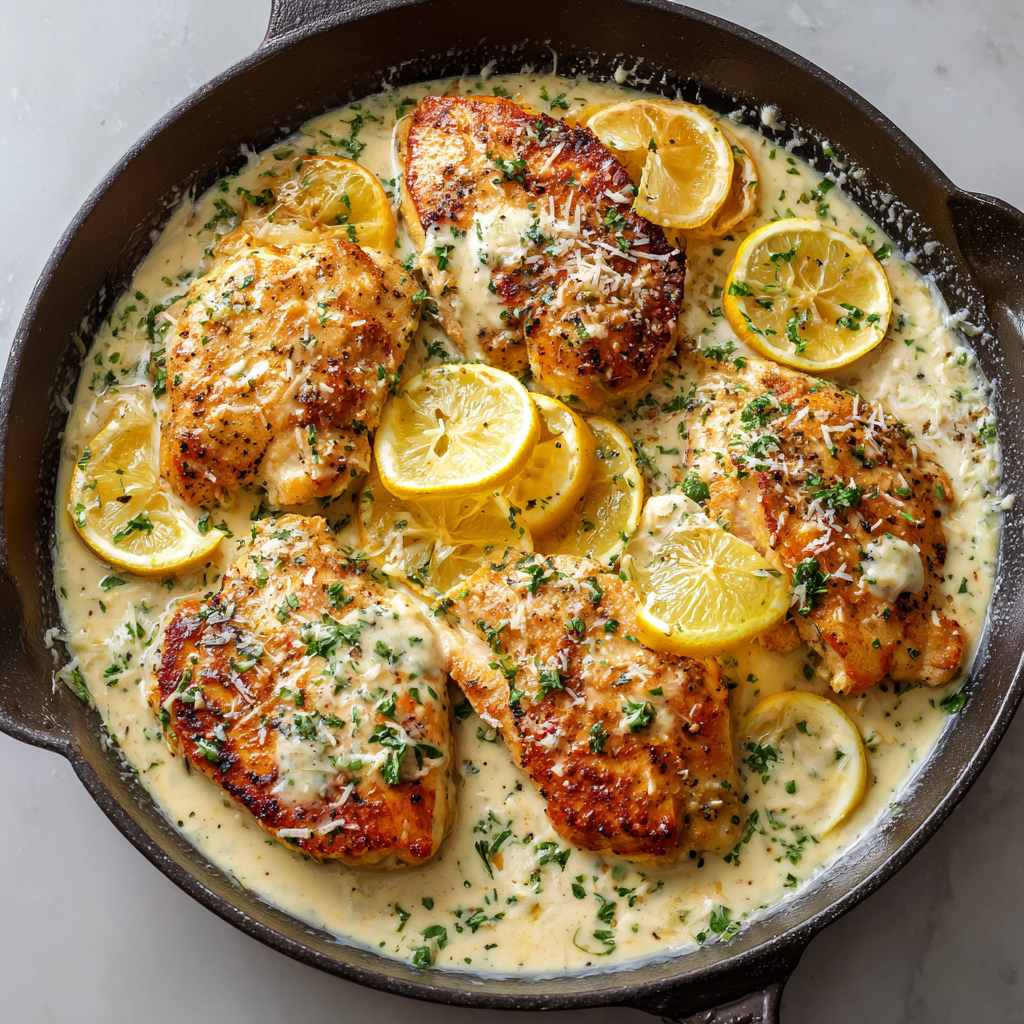 Lemon Cream Pan-Sauced Chicken Breast : Bright, Velvety & Elegant - The ...