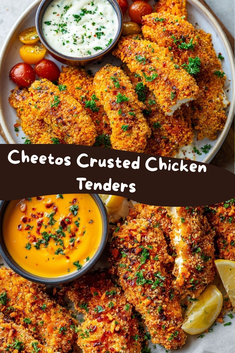 Baked Feta + Cheetos Crusted Chicken Tenders : Spicy, Creamy, and ...