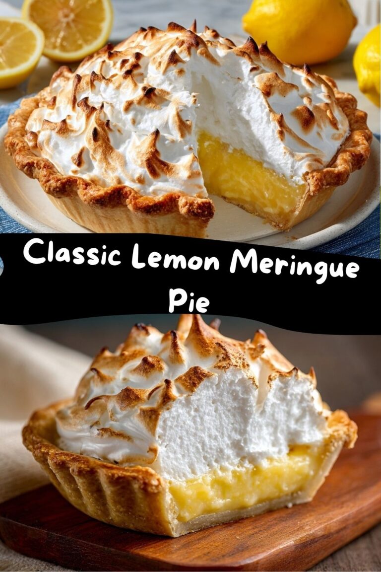 Classic Lemon Meringue Pie : Bright, Creamy & Perfectly Toasted - The ...