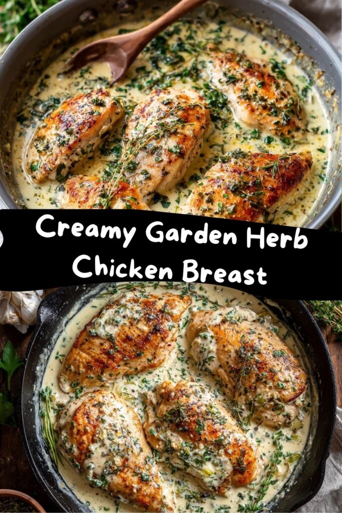 Creamy Garden Herb Chicken Breast : Fresh, Cozy, and Full of Flavor ...