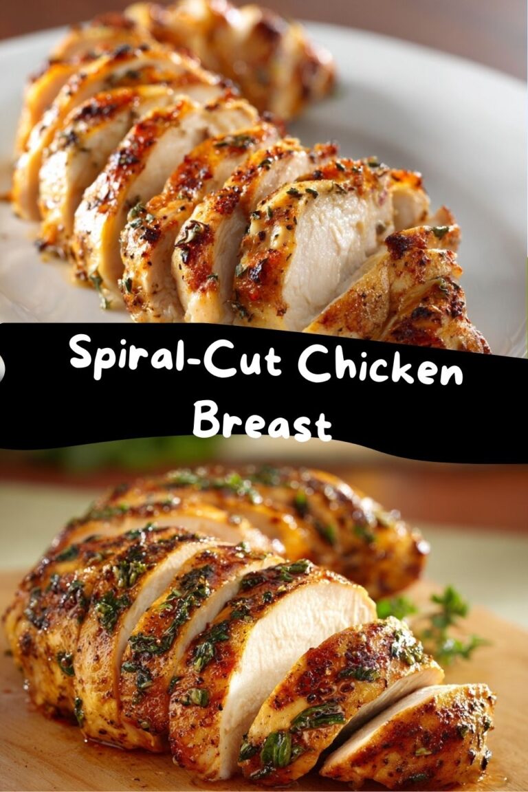 Spiral-Cut Chicken Breast : Eye-Catching, Even-Cooking, Flavor-Locking ...