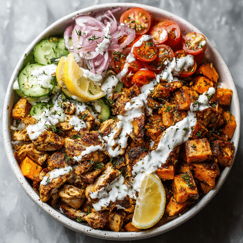 Chicken Shawarma Sweet Potato Bowls : Bold, Balanced & Meal Prep ...