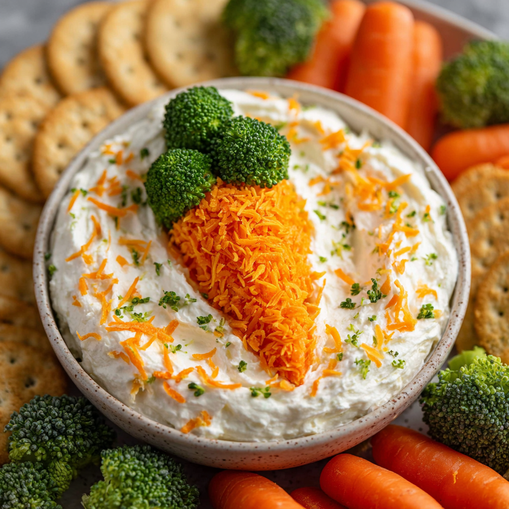 Easter Carrot-Shaped Greek Yogurt Cheese Dip : Healthy & Fun Holiday ...