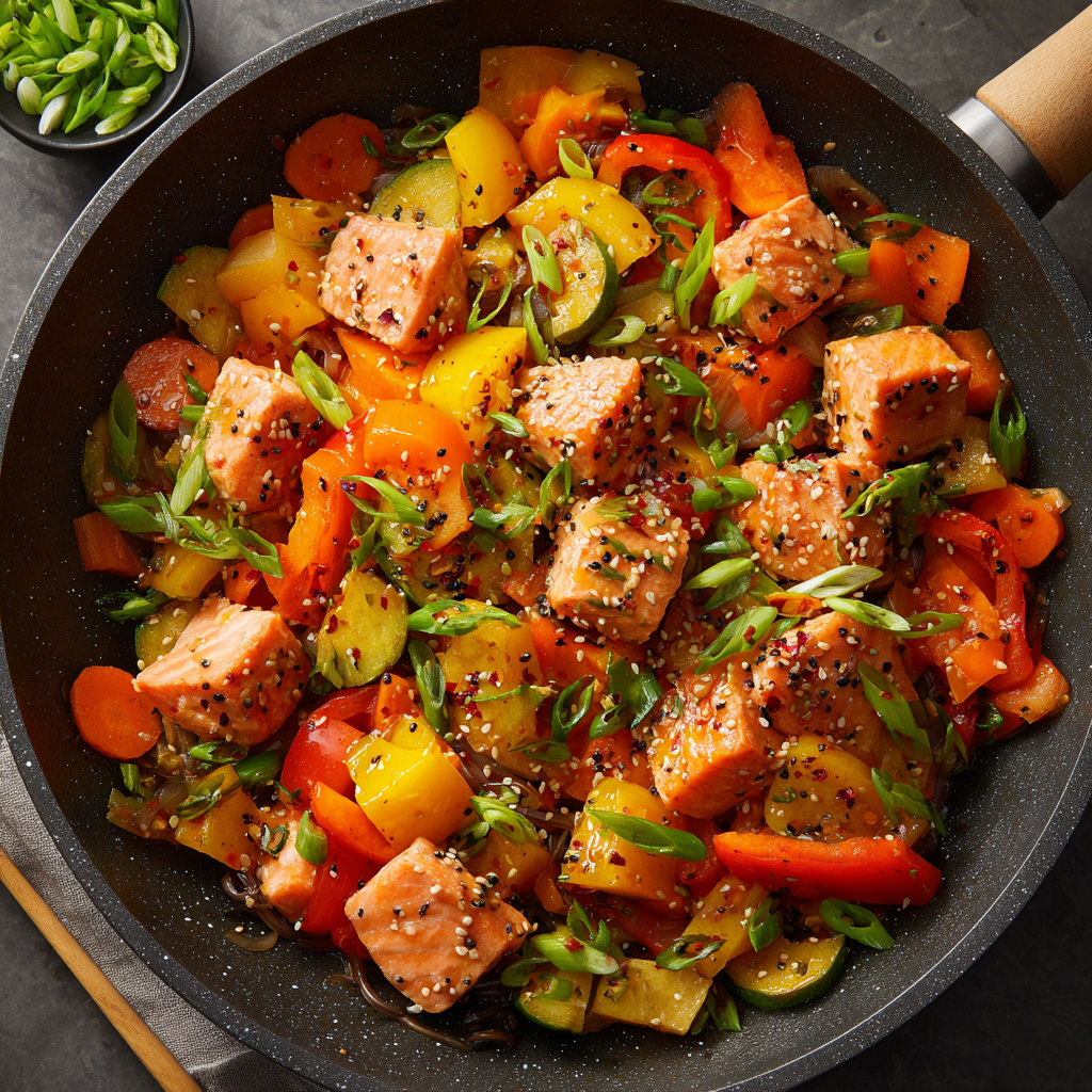 Salmon Stir-Fry : Quick, Colorful & Packed with Omega-3 Power - The ...