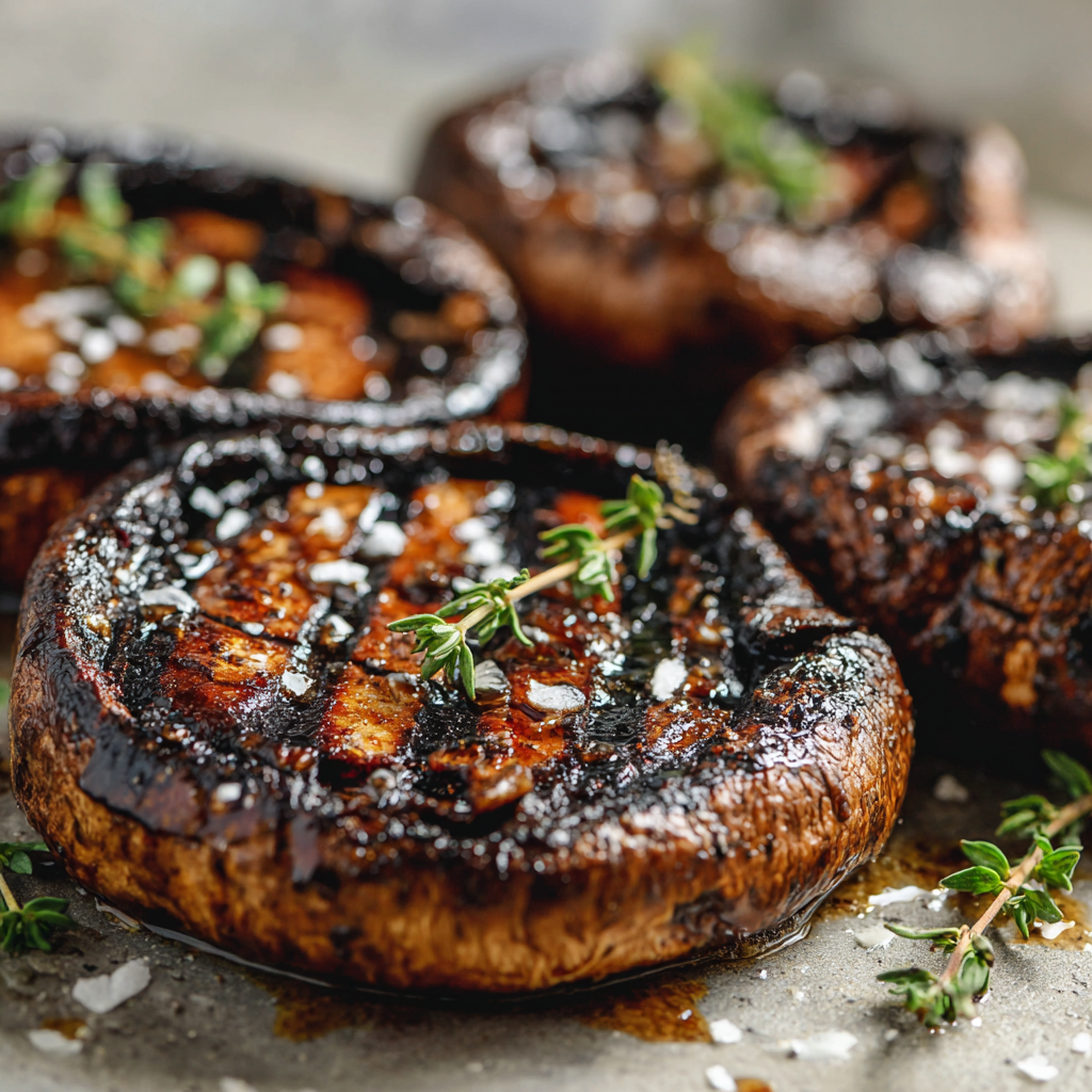 Grilled Portobello Mushroom Steaks : Meaty, Smoky & Plant-Based ...