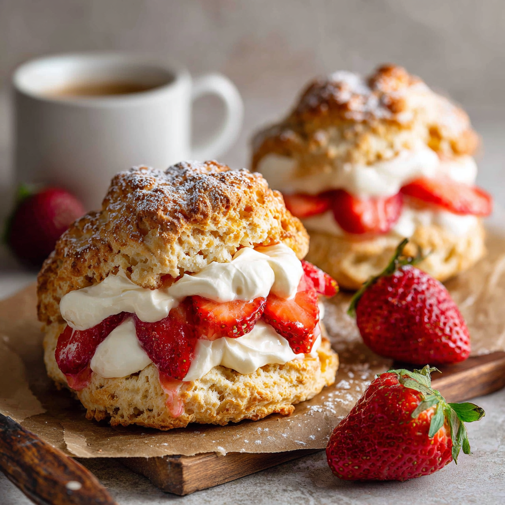 Strawberry Cream Puff Scones : Fluffy, Dreamy & Bakery-Worthy - The ...