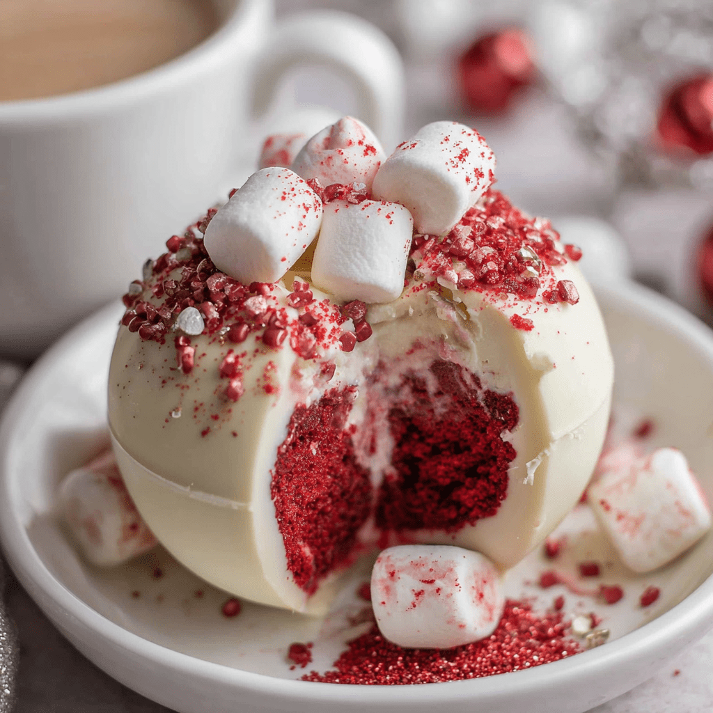 Red Velvet Hot Chocolate Bombs : Cozy, Festive & Made to Go Viral - The ...