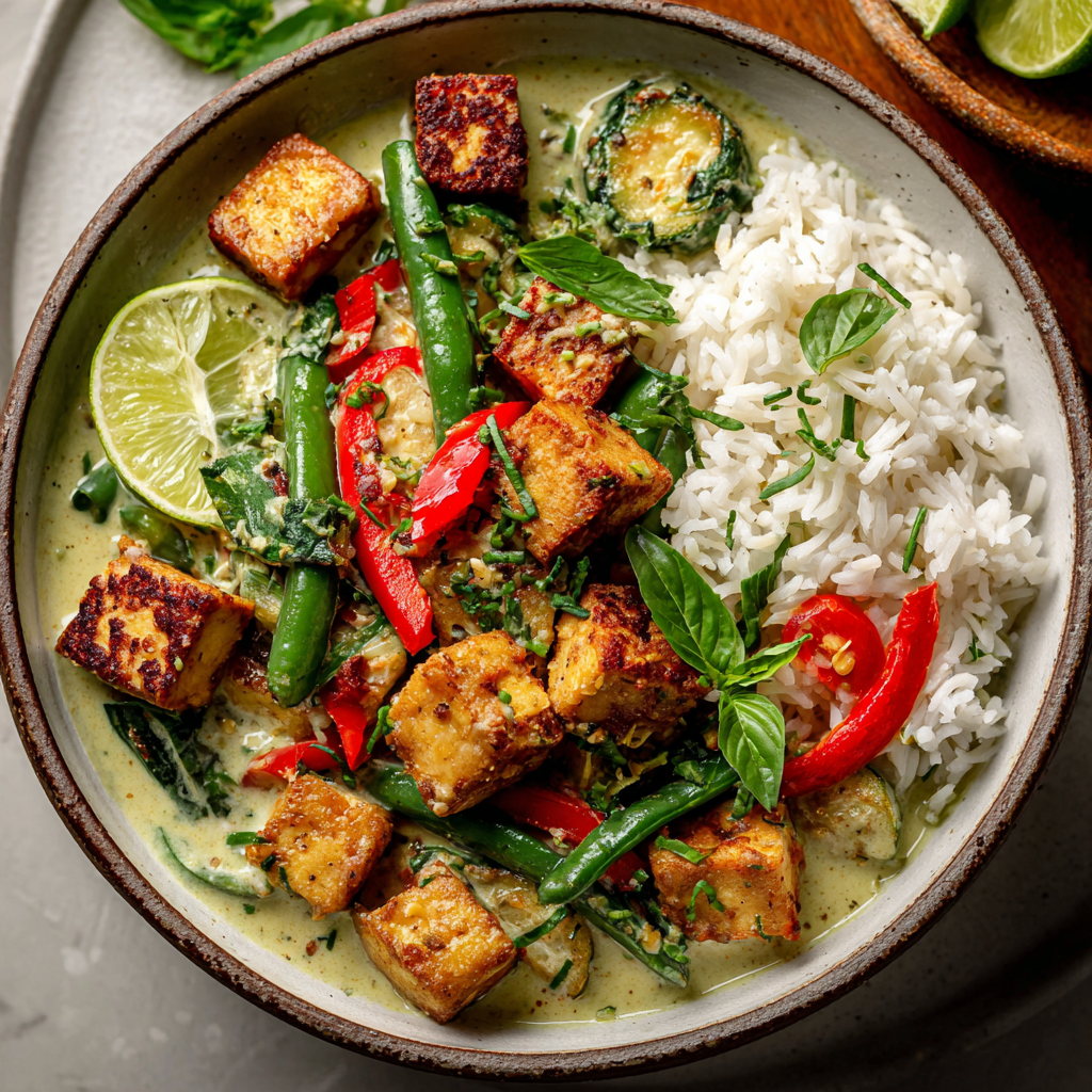 Thai Green Curry Tofu : Spicy, Creamy & Ready in Under 30 Minutes - The ...