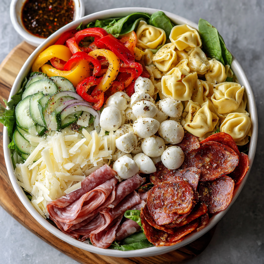 Italian Pasta Salad with Pepperoni & Mozzarella : A Bold Flavor Twist ...