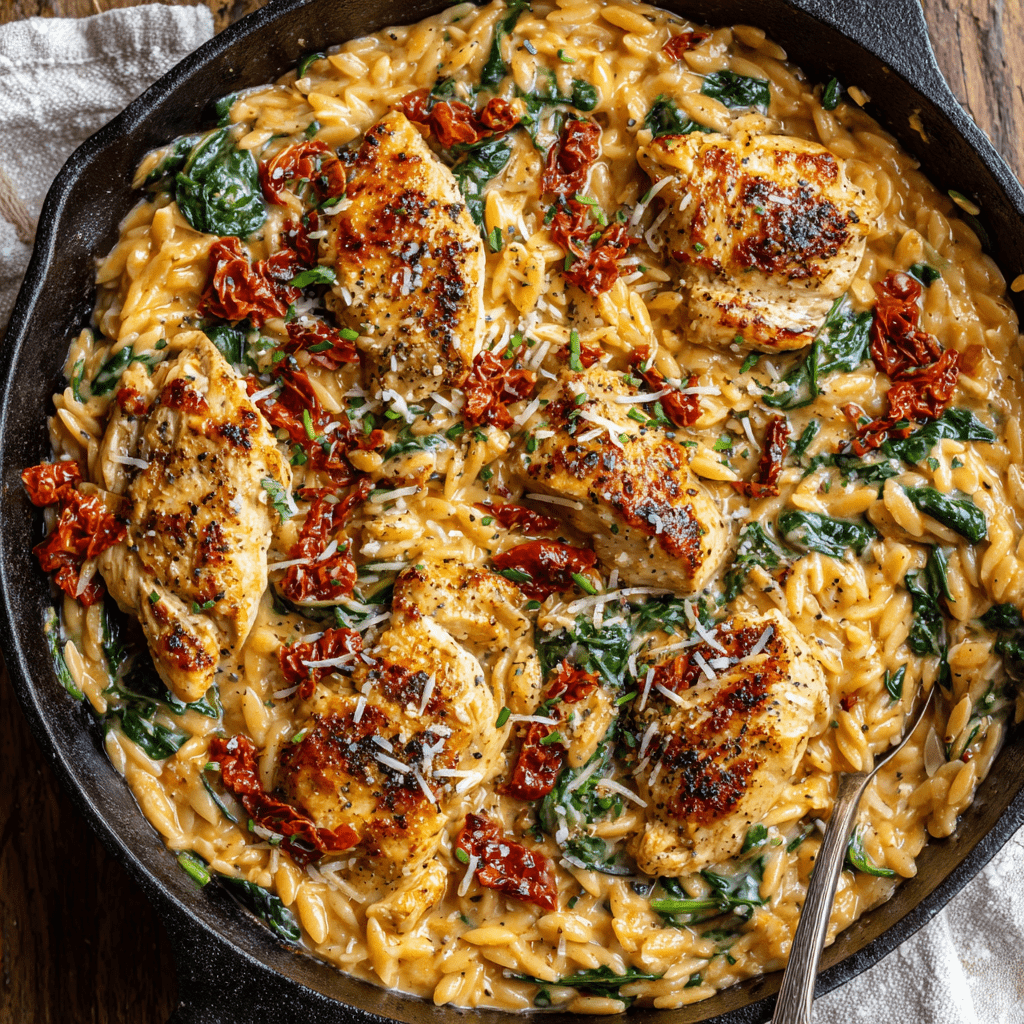 One-Pan “Marry Me” Chicken Orzo : Creamy, Savory, Totally Irresistible ...