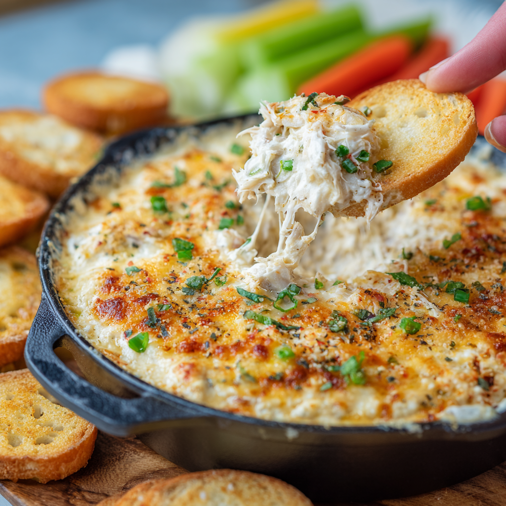 Hot Crab Dip : Creamy, Cheesy & Crowd-Pleasing Appetizer - The recipe ...
